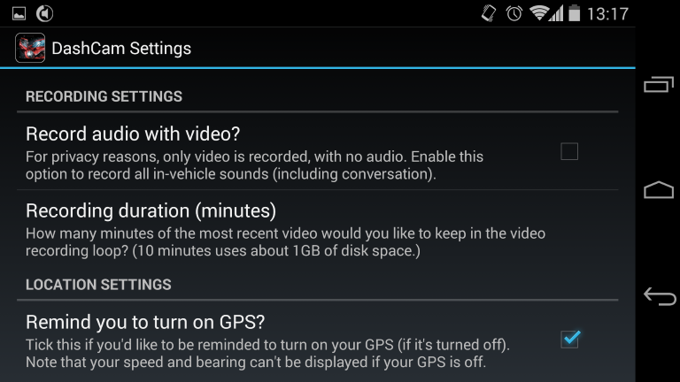 DashCam Your Android Phone As A Dashboard Camera For Free